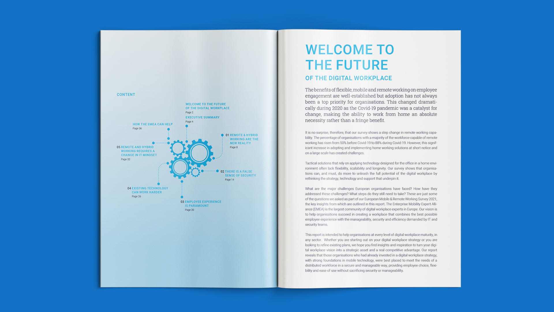 E-book: Study and Report 2021 – Tomorrow’s Digital Workplace