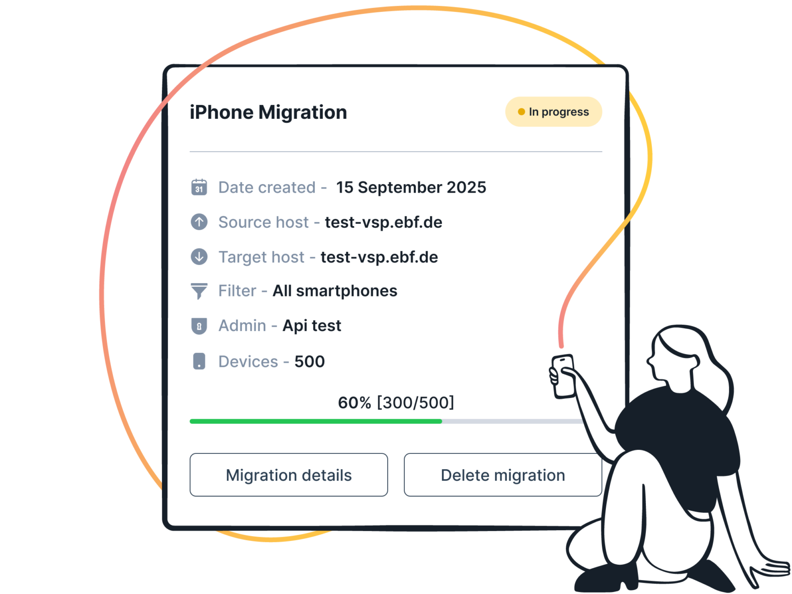 UEM migration tool: Automated Migration