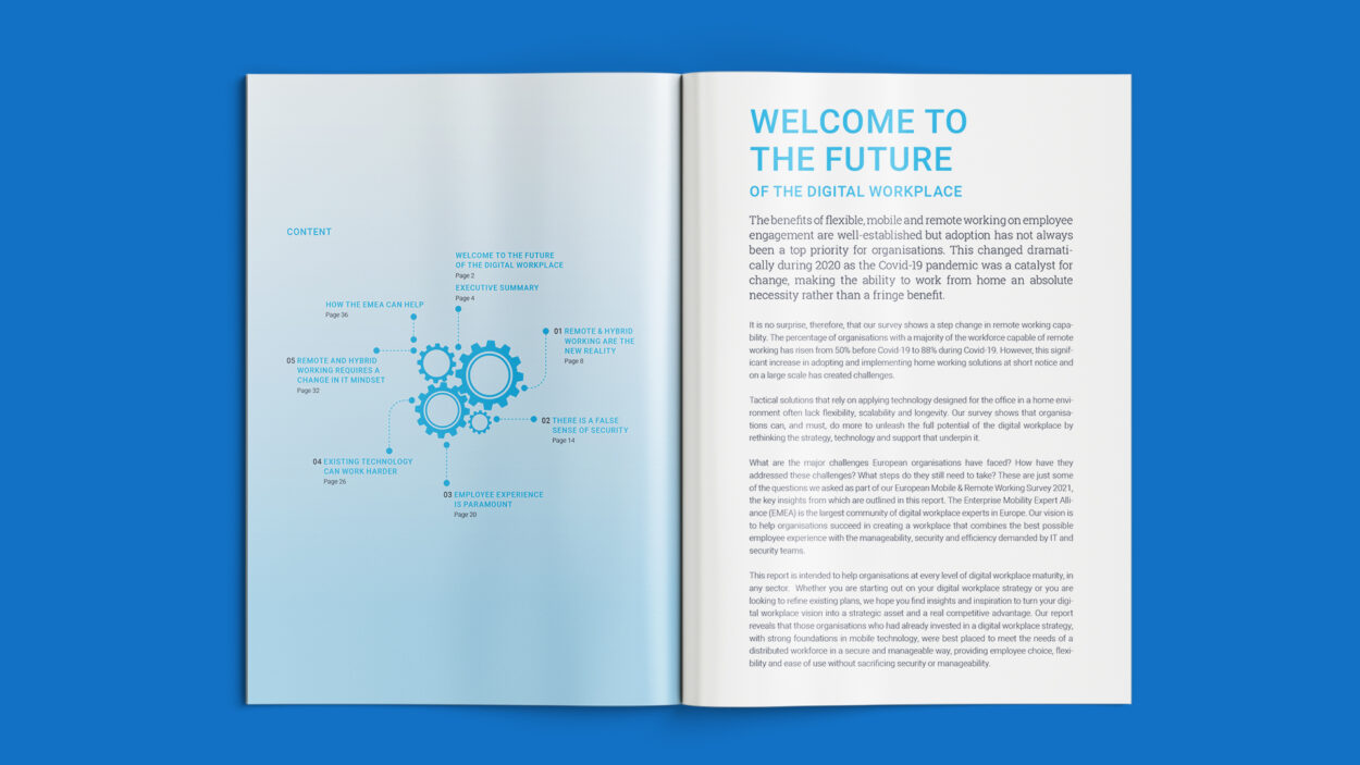 E-book: Study and Report 2021 – Tomorrow’s Digital Workplace